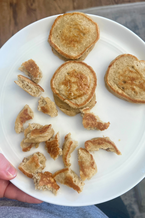 Baby Purée Pancakes - Messy Bun Motherhood